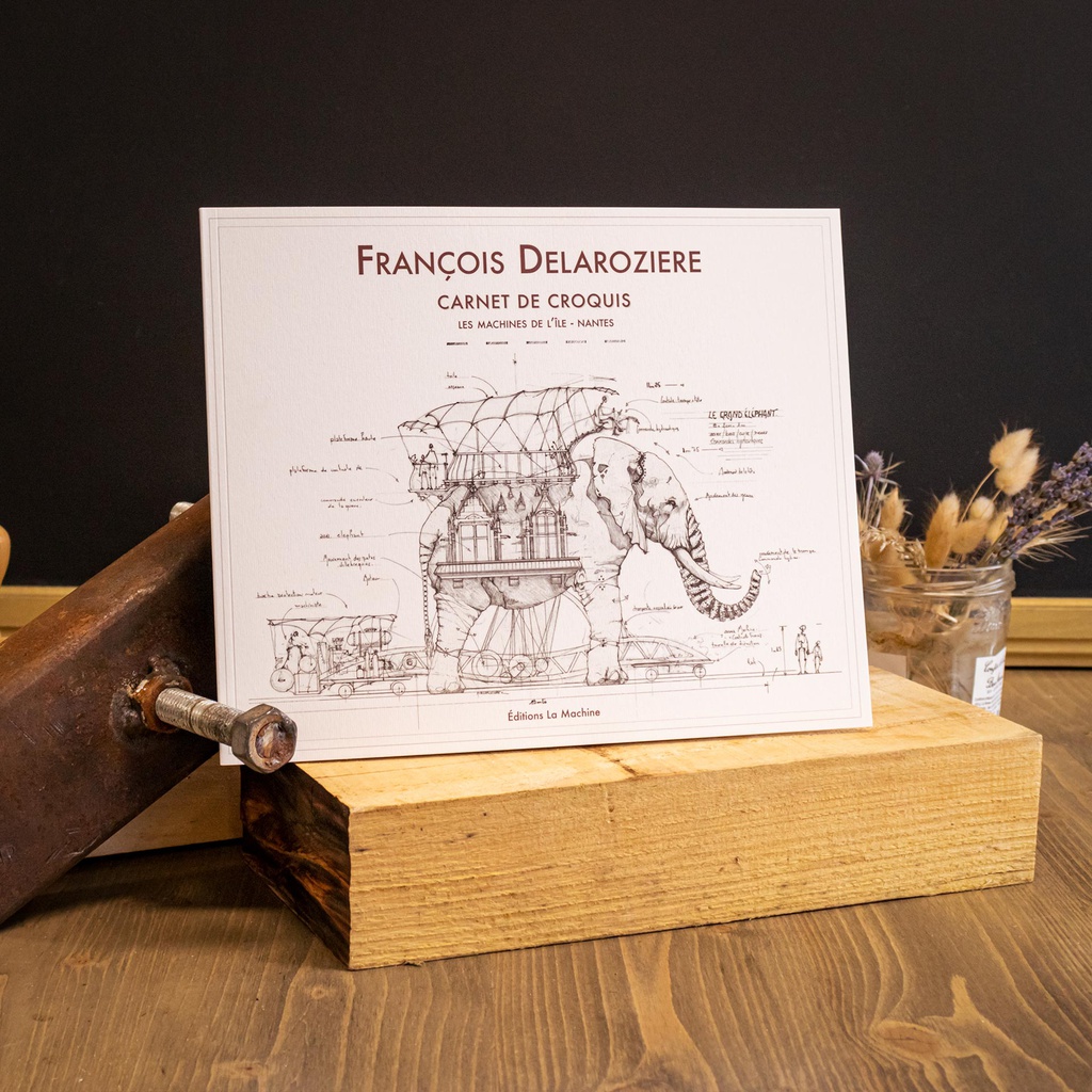 Carnet de croquis machines de l'île | La Compagnie du Dragon